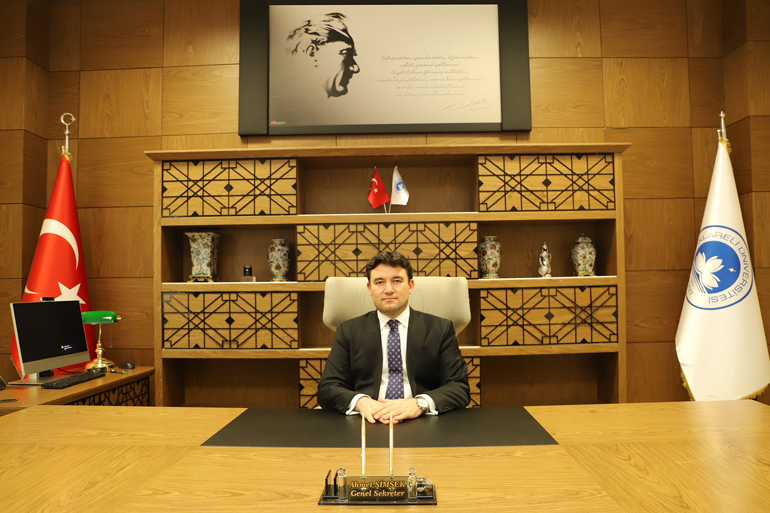 Genel Sekreter Ahmet Şimşek - KLU - Rektörlük